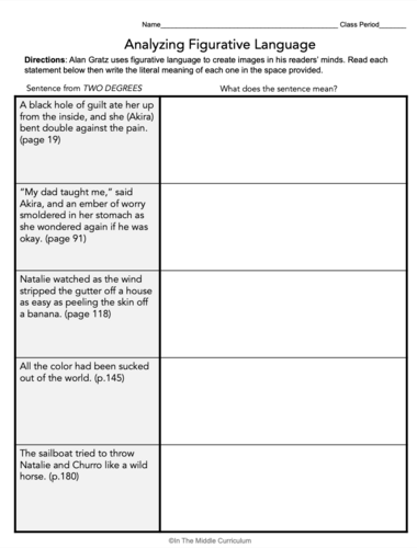 Two Degrees by Alan Gratz Novel Study Unit | Teaching Resources