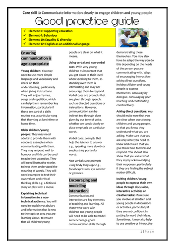 Employer Set Project - Education & Early Years T Level | Teaching Resources