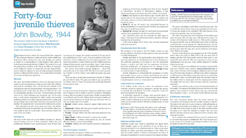 AQA A Level Psychology - Attachment - Bowlby's theory of maternal ...