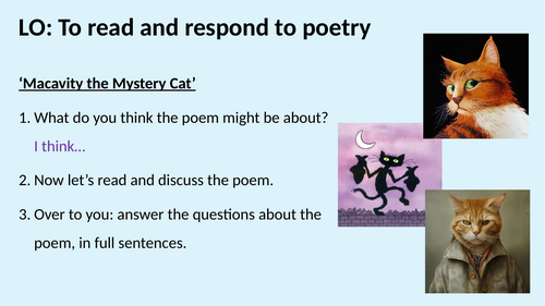Macavity the Mystery Cat - resources | Teaching Resources