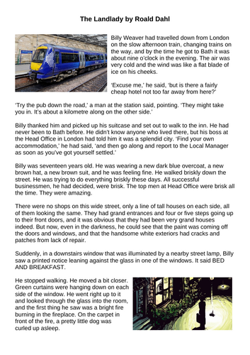 Roald Dahl - Tales of the Unexpected Short Stories - resource bundle ...