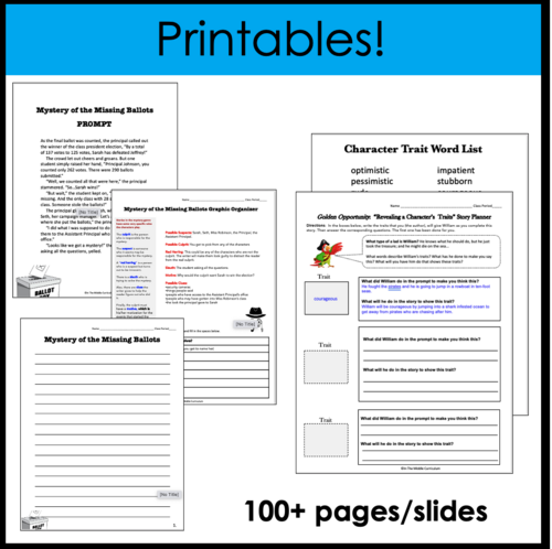Middle School Creative Writing Activities | Teaching Resources