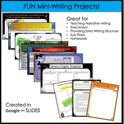Middle School Creative Writing Activities | Teaching Resources