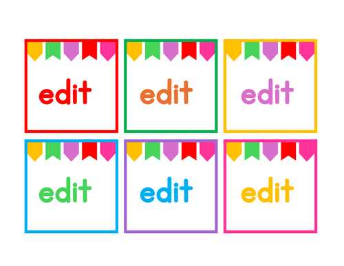 Printable Classroom Labels Bundle Pack, Name Labels, Back to School ...