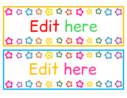 Printable Classroom Labels Bundle Pack, Name Labels, Back to School ...