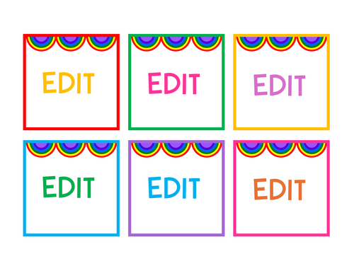 Printable Classroom Labels Bundle Pack, Name Labels, Back to School ...