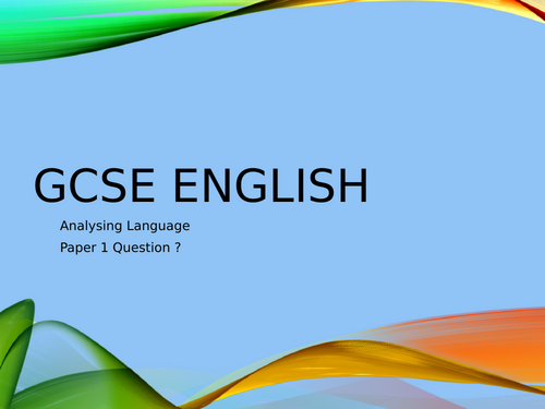 Pearson 2.0 GCSE English Paper 1 Section A Lesson Pack | Teaching Resources