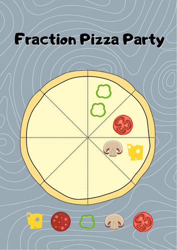 Fraction Pizza Party. | Teaching Resources