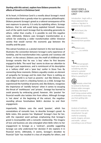 A Christmas Carol: Motifs | Teaching Resources