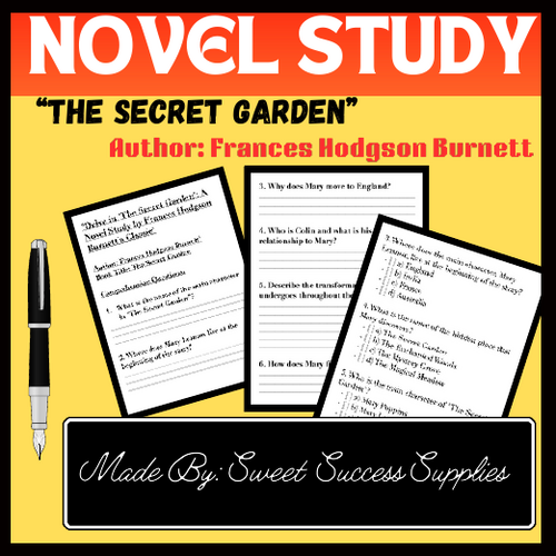 "Delve in 'The Secret Garden': A Novel Study ~ Frances Hodgson Burnett ...
