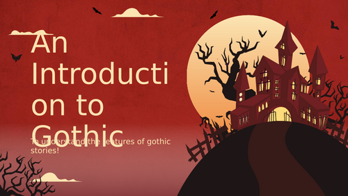 Gothic Lit: Setting & Using Senses | Teaching Resources