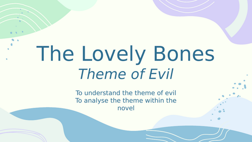 The Lovely Bones SoW with resources | Teaching Resources