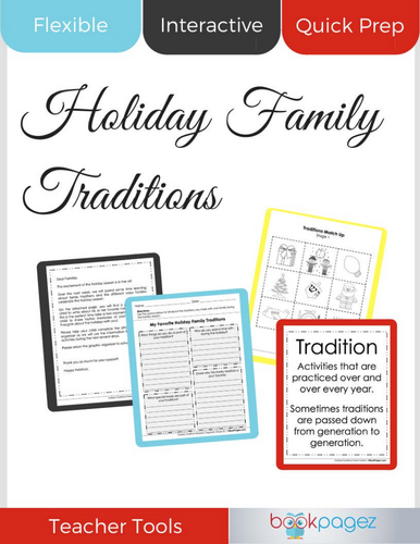 Holiday Family Traditions Resource Set | Teaching Resources