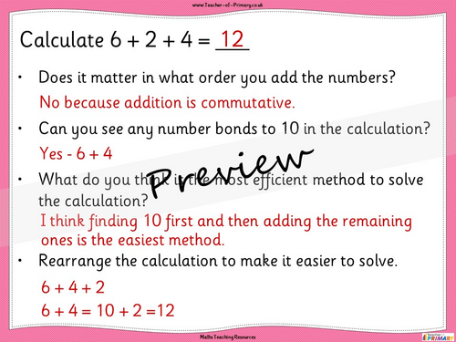 Add Three 1-Digit Numbers - Year 2 | Teaching Resources