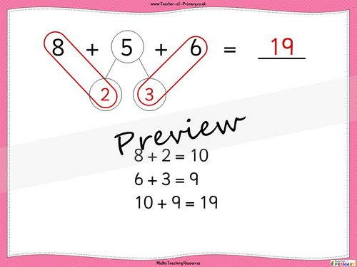Add Three 1-Digit Numbers - Year 2 | Teaching Resources