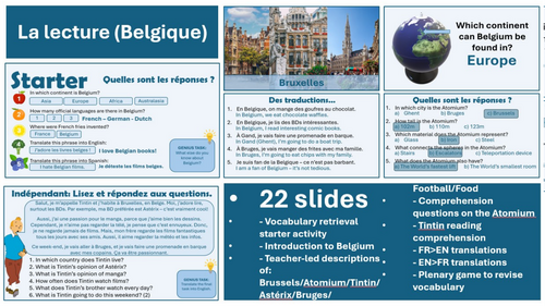 Studio 2, Module 1.3 - La lecture | Teaching Resources