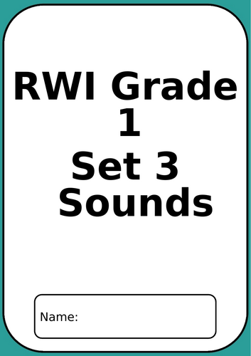 Read Write Inc Set 3 Sounds Complete Workbook | Teaching Resources
