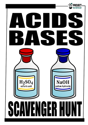 Acids and Bases Scavenger Hunt | Teaching Resources