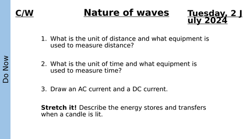 Nature of waves | Teaching Resources