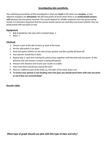 A-Level AQA Biology - Response to Stimuli Bundle | Teaching Resources