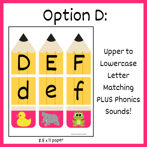 A-Z Letter Recognition & Writing Centers Activity for PreK ...
