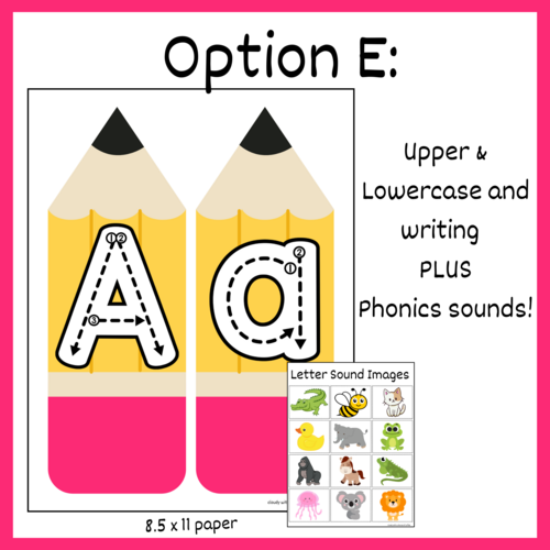 A-Z Letter Recognition & Writing Centers Activity for PreK ...