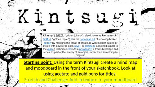 Kintsugi - Art Textiles | Teaching Resources