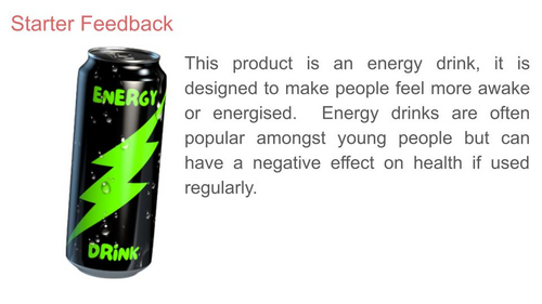 Energy Drink Tutorial | Teaching Resources