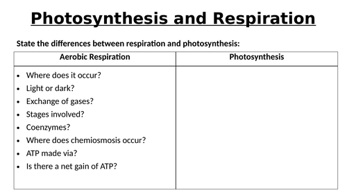 A-Level AQA Biology - Photosynthesis Bundle | Teaching Resources