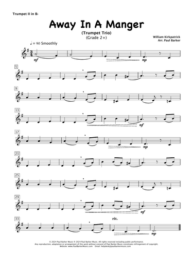Christmas Trumpet Trios Book 3 | Teaching Resources