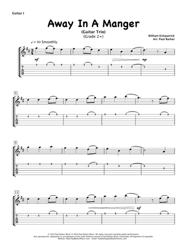 Christmas Guitar Trios Book 3 | Teaching Resources