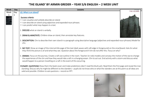 The Island by Armin Greder English Unit Year 5/6 | Teaching Resources