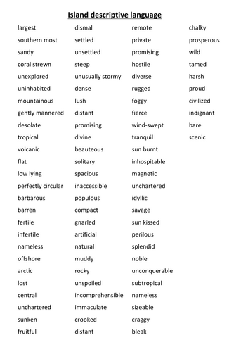 The Island by Armin Greder English Unit Year 5/6 | Teaching Resources