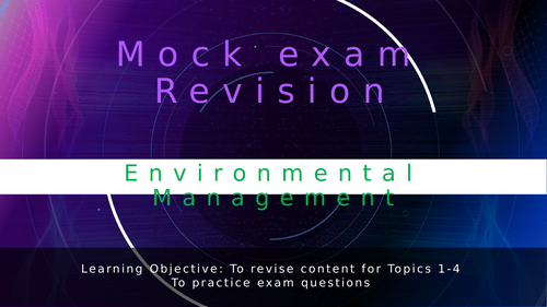 Environmental Management/Science Revision Jeopardy Game! | Teaching ...