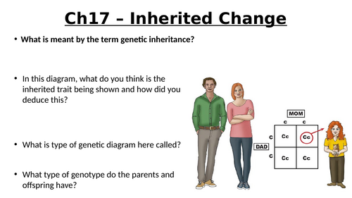 A-Level AQA Biology - Intro to Inheritance | Teaching Resources