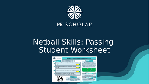 Netball Student Worksheets - Core PE | Teaching Resources