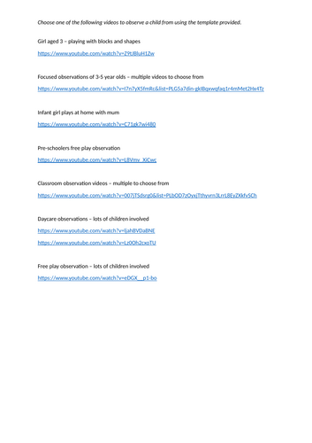 Child Development R059 Step by Step Support Materials | Teaching Resources