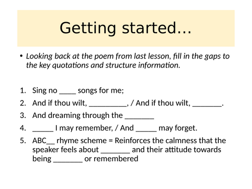 Christina Rossetti: Poem Lessons Bundle | Teaching Resources