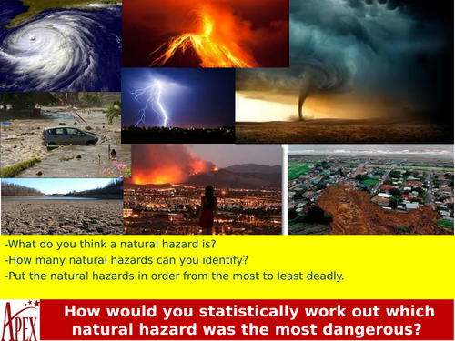 AQA Geography Natural Hazards Lesson One | Teaching Resources