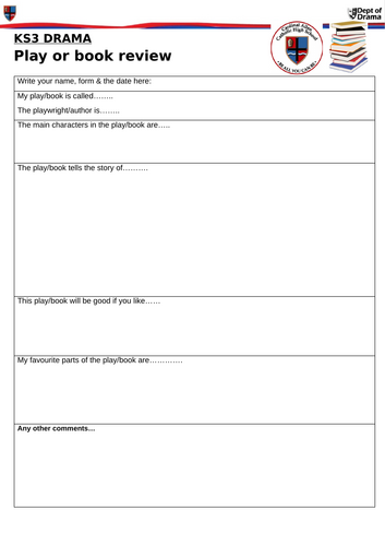 Drama worksheets | Teaching Resources