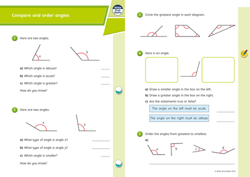 Maths Year 4 - Angles and Shape (White Rose - 2 weeks) | Teaching Resources