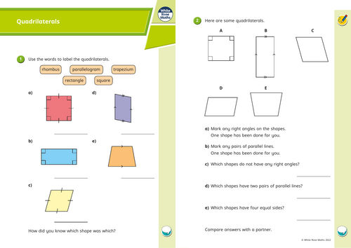 Maths Year 4 - Angles and Shape (White Rose - 2 weeks) | Teaching Resources