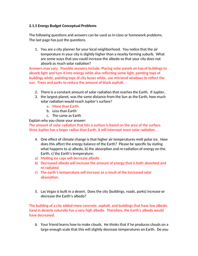 IB DP Geography. Unit 2: Global climate—Vulnerability and Resilience ...