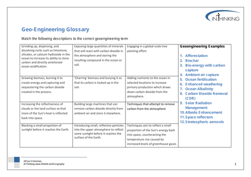 IB DP Geography. Unit 2: Global climate—Vulnerability and Resilience ...