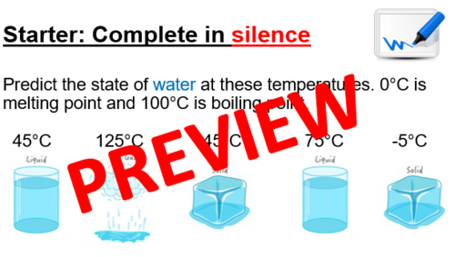 Changes of State KS3 | Teaching Resources