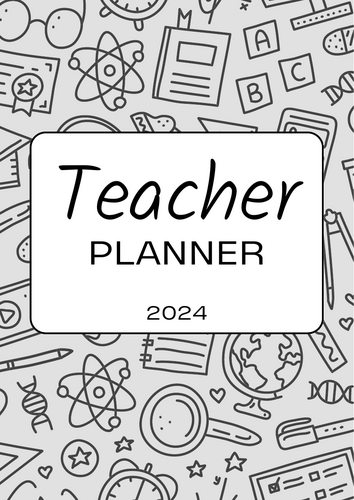 2024 Teacher Planner Self Print | Teaching Resources