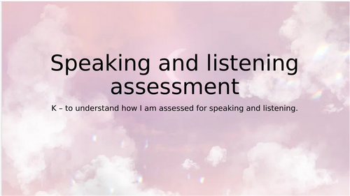 AQA GCSE English Language Speaking and Listening Endorsement | Teaching ...