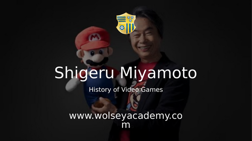 History of Video Games - Shigeru Miyamoto & Mario | Teaching Resources