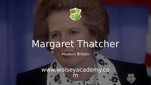 Modern Britain - Margaret Thatcher | Teaching Resources