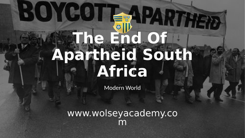 The End of Apartheid South Africa | Teaching Resources